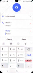 How to Save a Phone Number with an Extension on Android