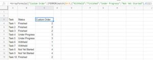 How to Sort Pivot Table Columns in Custom Order in Google Sheets