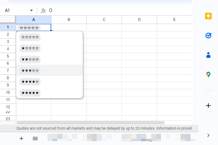 Rate with Ease: Google Sheets' New Built-In Rating Feature