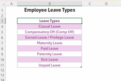 Advanced Employee Annual Leave Tracker Excel Template (Free)