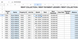 Free Rental Property Manager Template for Google Sheets