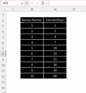 Excel: Adaptive Study Planner with Auto-Reschedule